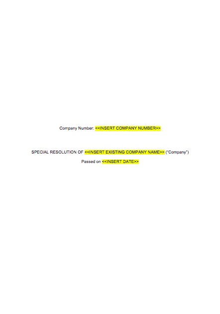 Special Resolution To Change The Company Name special-resolution-to-change-the-company-name
